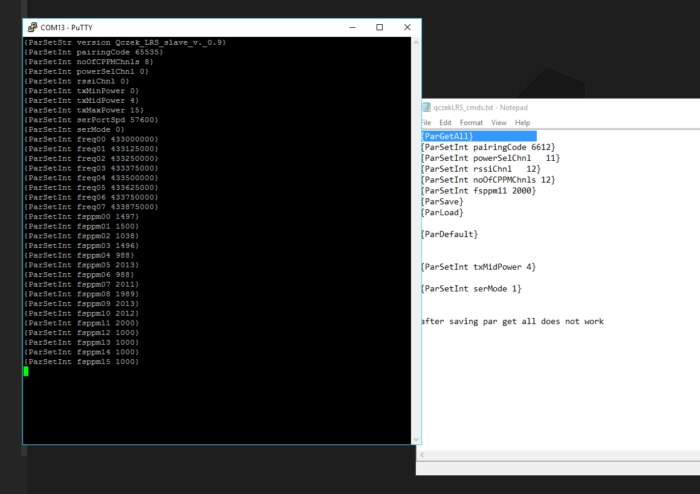 QCZEK LRS – configuration – Qczek RC Blog